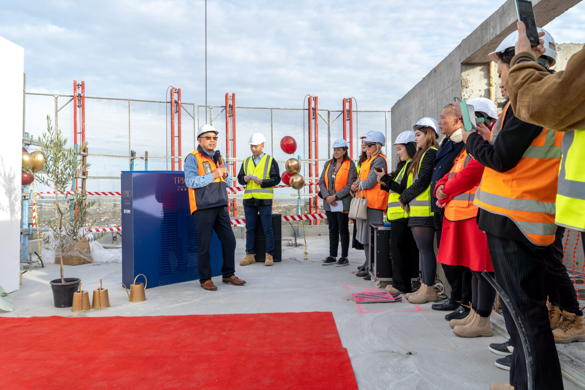 TRIO Tower Three Topping Ceremony - Whitehorse Square