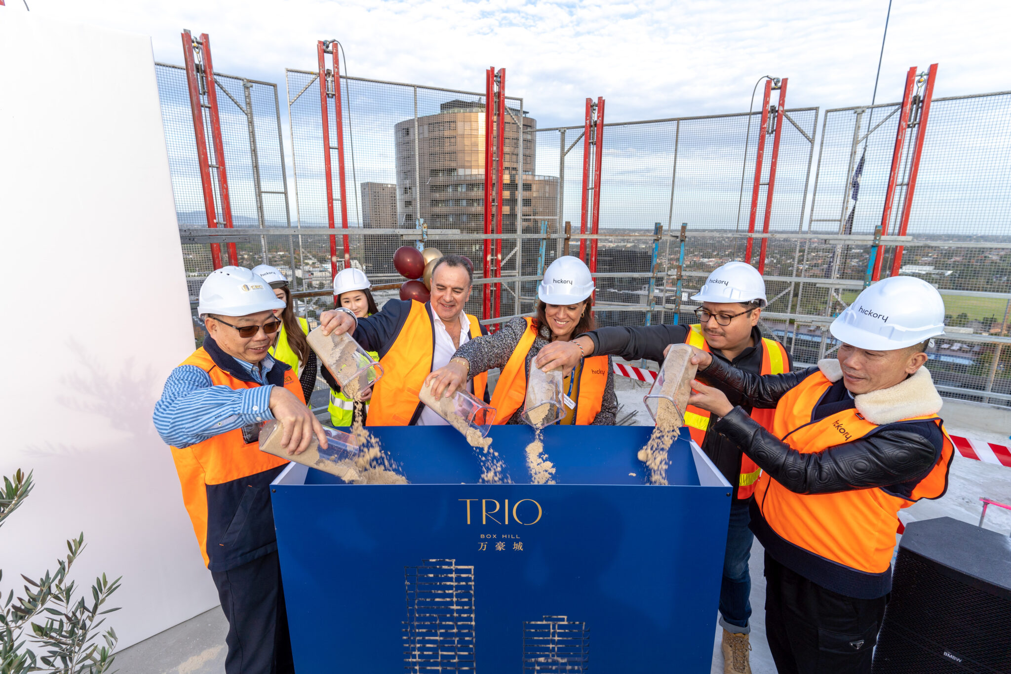 TRIO Tower Three Topping Ceremony - Whitehorse Square